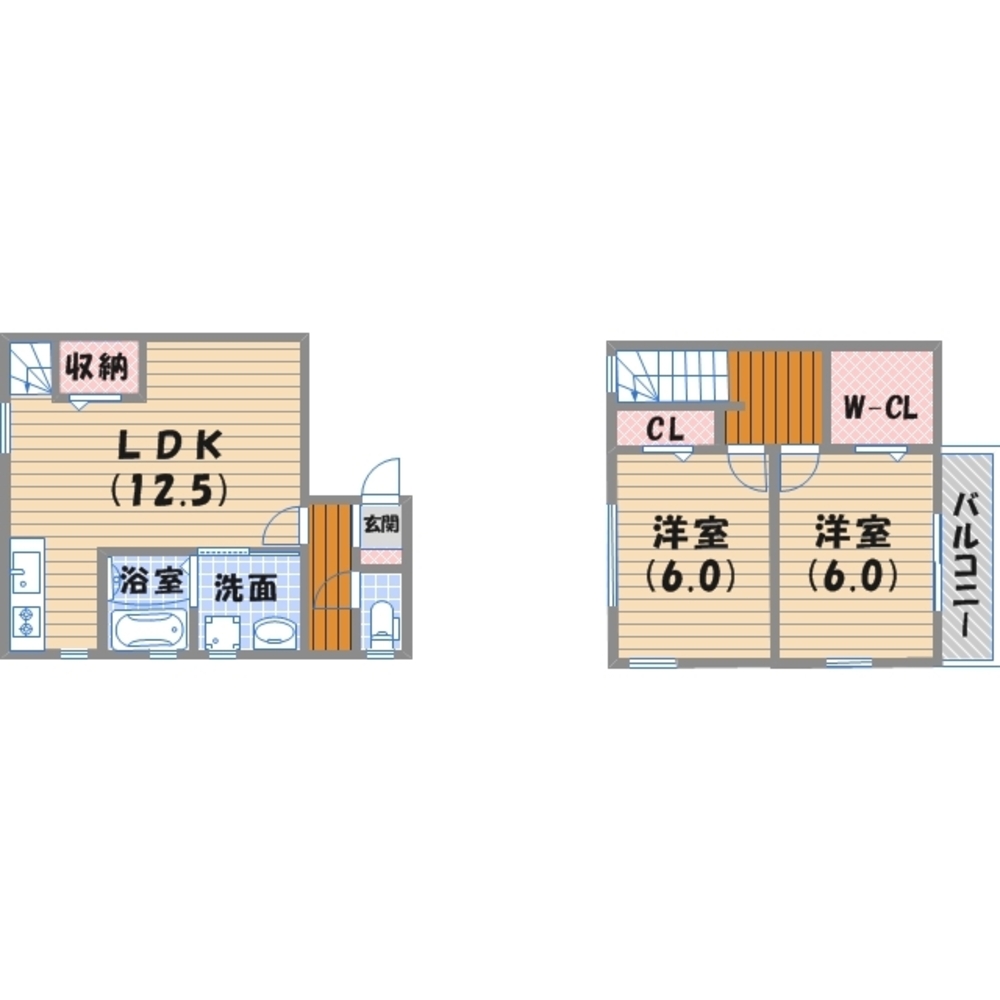 ルミナスコート夙川 兵庫県西宮市久出ケ谷町 (16.7万円／2LDK (洋室6 洋室6 LDK12.5)／65.68㎡)｜賃貸物件(賃貸マンション・アパート・一戸建て)の住宅情報・お部屋探し ...