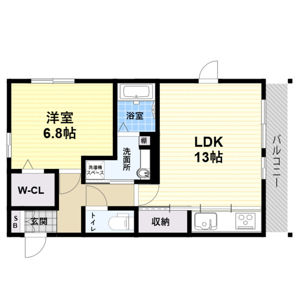 エクセレント・コテラ 兵庫県尼崎市常光寺3丁目 (7.4万円／1LDK (洋室6.8 LDK13)／53.43㎡)｜賃貸物件(賃貸マンション・アパート・一戸建て)の住宅情報・お部屋探しなら ...