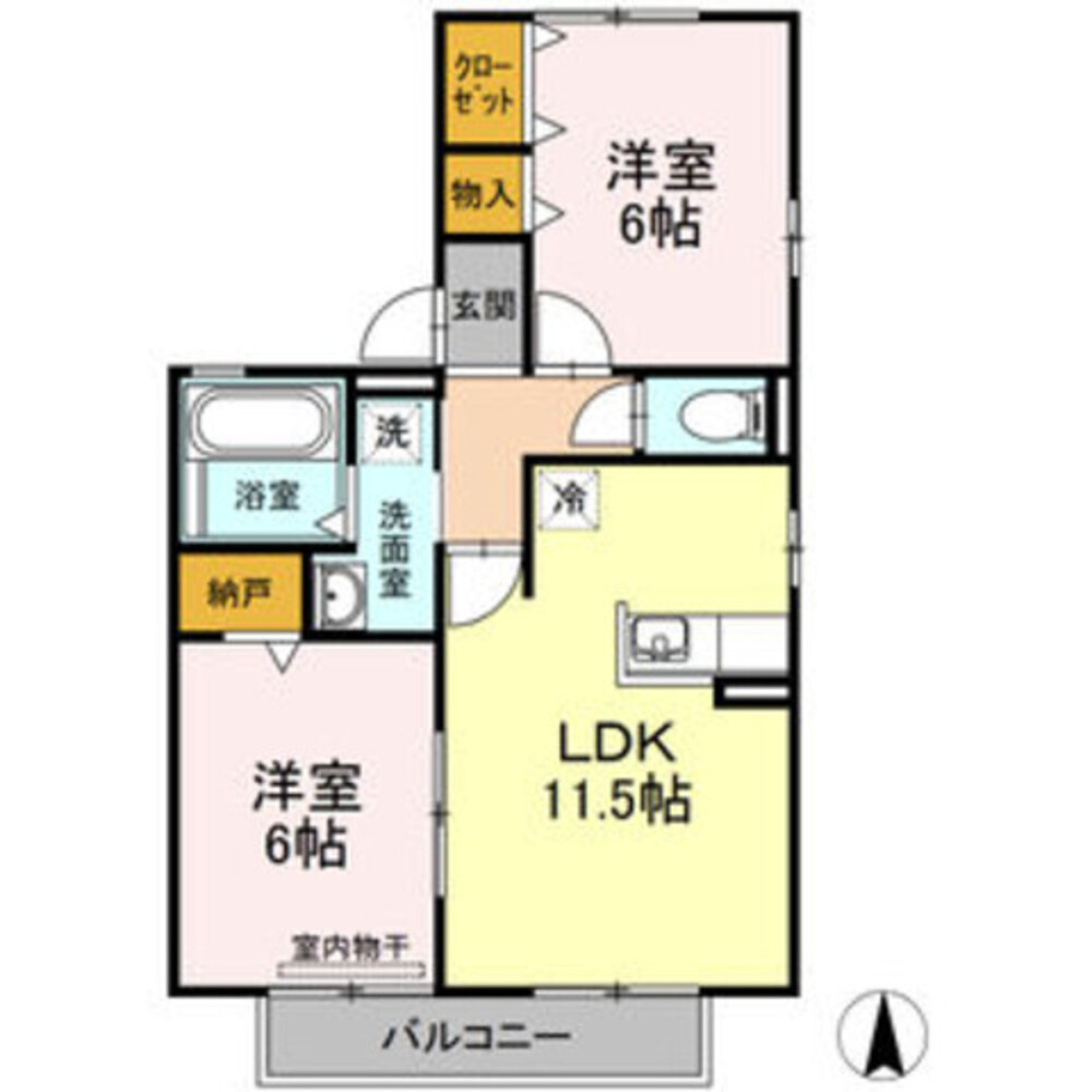 ドリームスクエア 愛知県名古屋市中川区大当郎2丁目 (7.5万円／2LDK／54.62㎡)｜賃貸物件(賃貸マンション・アパート・一戸建て)の住宅情報・お部屋探しならYahoo!不動産