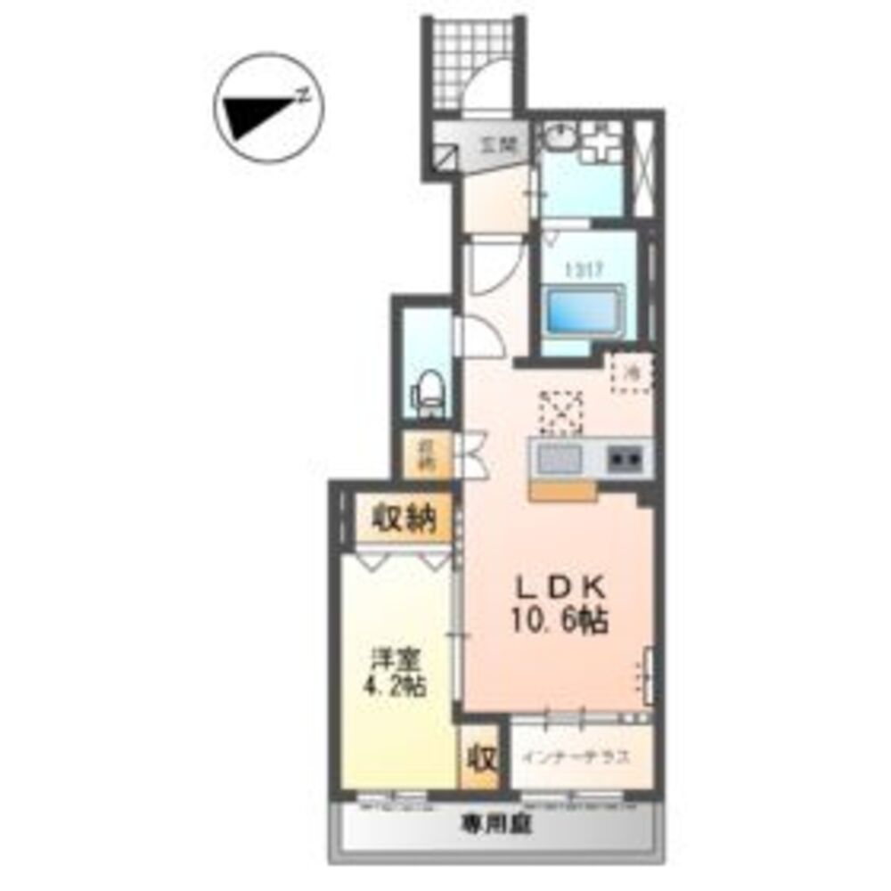 GRAN COSTA II 埼玉県さいたま市西区西大宮2丁目 (9.85万円／1LDK (洋室4.2 LDK10.6)／42.15㎡)｜賃貸物件(賃貸マンション・アパート・一戸建て)の住宅情報 ...