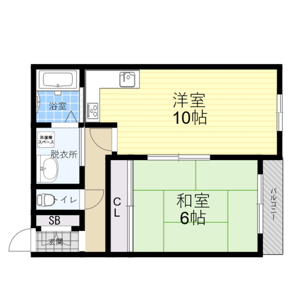 SinEi 兵庫県西宮市川添町 (6.5万円／2LDK (和室6 洋室10)／40.94㎡)｜賃貸物件(賃貸マンション・アパート・一戸建て)の住宅情報・お部屋探しならYahoo!不動産