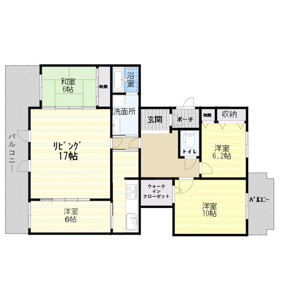 SWISS千里藤白台 大阪府吹田市藤白台1丁目 (18.9万円／4LDK (和室6 洋室6 洋室6.2 洋室10 L17.8)／113.89㎡)｜賃貸物件(賃貸マンション・アパート・一戸建て ...