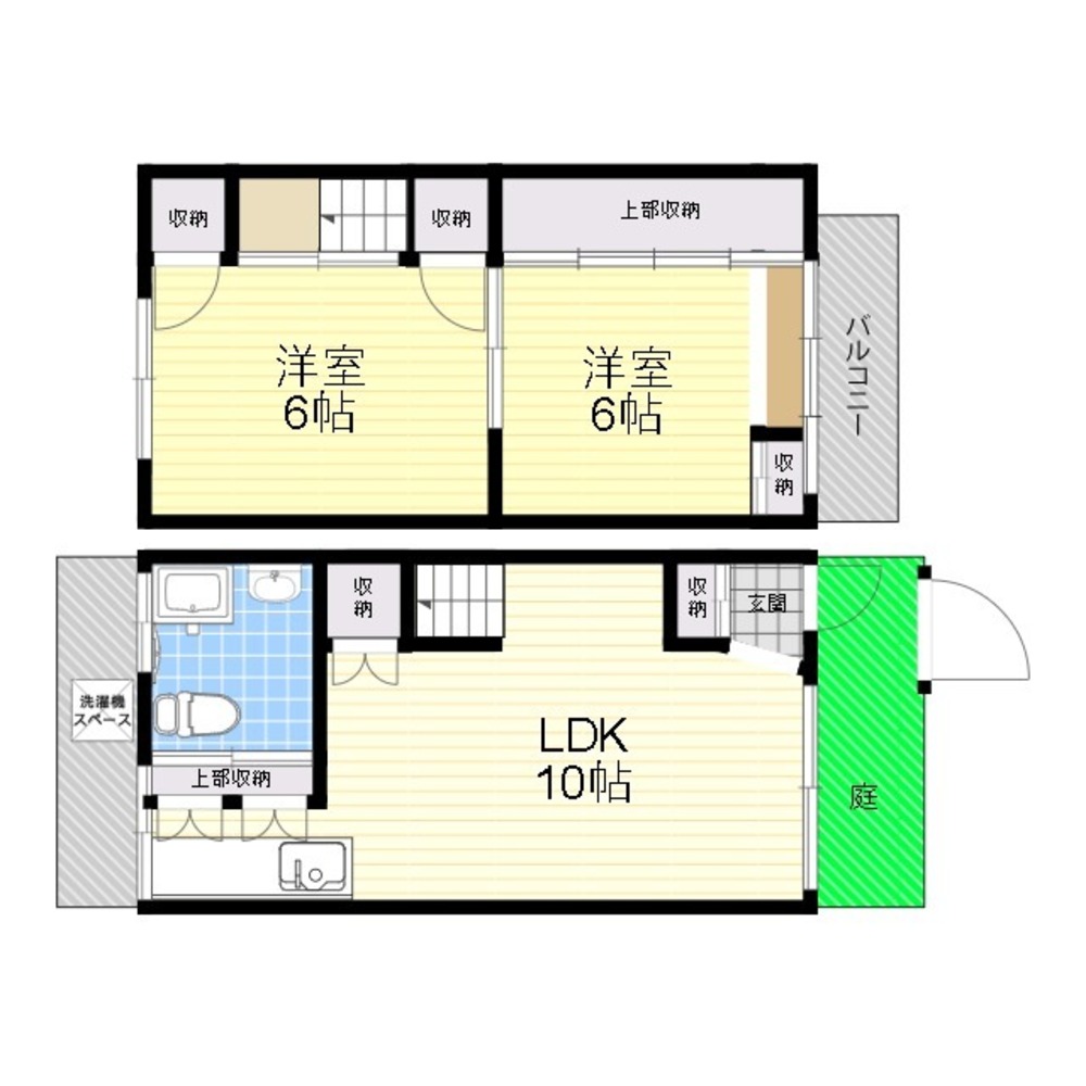 甲風園3丁目テラス 兵庫県西宮市甲風園3丁目 (5.7万円／2LDK／44.97㎡)｜賃貸物件(賃貸マンション・アパート・一戸建て)の住宅情報・お部屋探しならYahoo!不動産