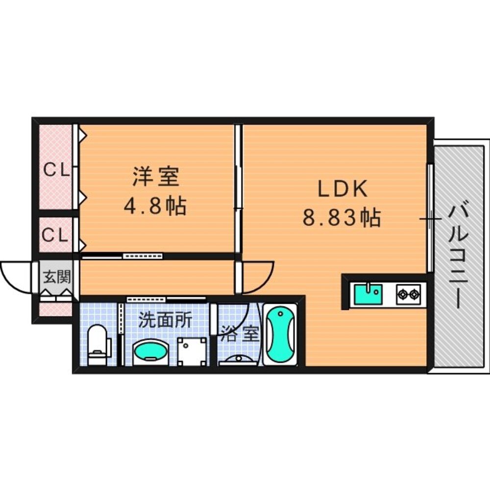 RAGLAN枚方 大阪府枚方市渚西2丁目 (6.4万円／1LDK (洋室4.8 LDK8.8)／33.44㎡)｜賃貸物件(賃貸マンション・アパート・一戸建て)の住宅情報・お部屋探しなら ...