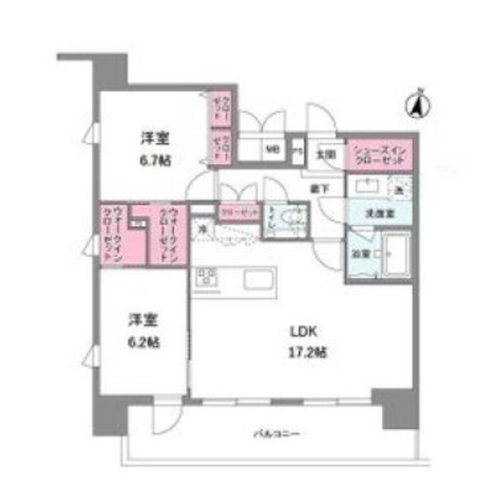 シーズンフラッツ中崎 大阪府大阪市北区中崎1丁目 (33.5万円／2LDK (洋室6.2 洋室6.7 LDK17.2)／72.21㎡)｜賃貸物件(賃貸マンション・アパート・一戸建て)の住宅情報 ...
