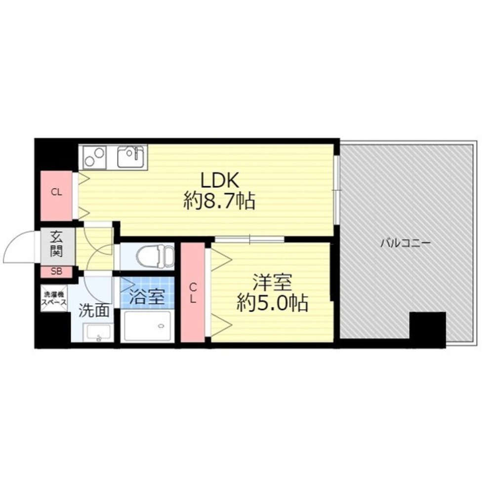 トリニティ小戸 兵庫県川西市小戸1丁目 (8万円／1LDK (洋室5 LDK8.7)／34.12㎡)｜賃貸物件(賃貸マンション・アパート・一戸建て)の住宅情報・お部屋探しならYahoo!不動産