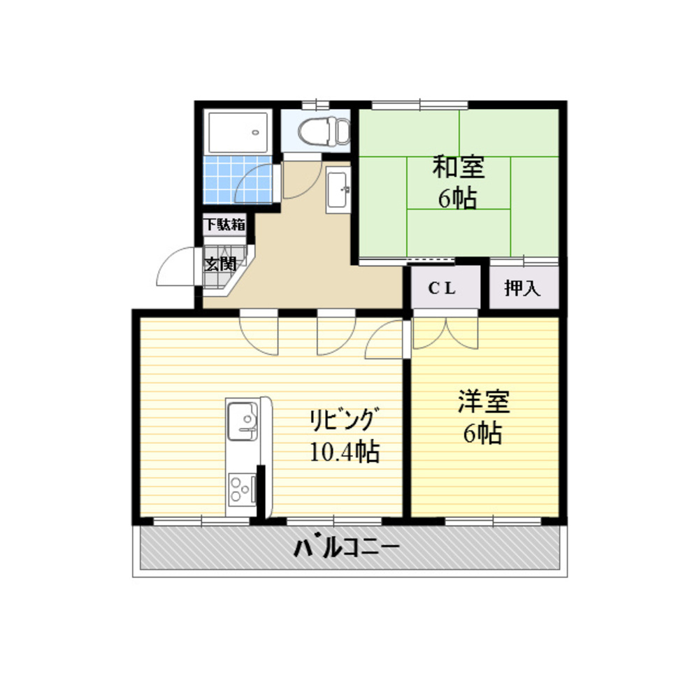 松原マンション 大阪府高槻市松原町 (7.5万円／2LDK (和室6 洋室6 LDK12)／51.18㎡)｜賃貸物件(賃貸マンション・アパート・一戸建て)の住宅情報・お部屋探しならYahoo!不動産