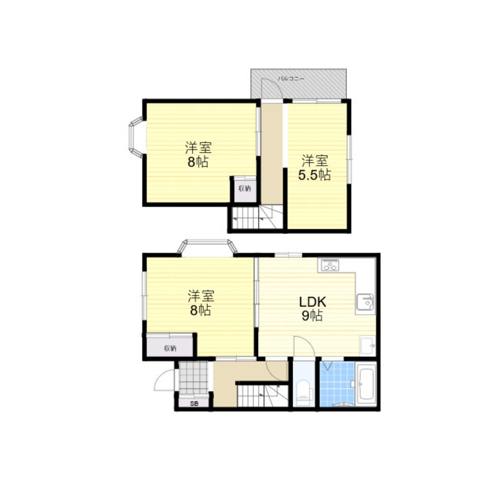 阪急神戸本線 塚口駅 地上2階建て 築54年 兵庫県尼崎市塚口町6丁目 (8.5万円／3LDK／70㎡)｜賃貸物件(賃貸マンション・アパート・一戸建て)の住宅情報・お部屋探しならYahoo!不動産