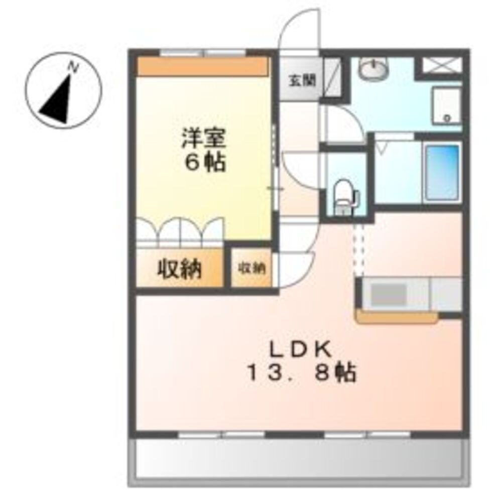 El casa 広島県東広島市西条町寺家 (6.2万円／1LDK (洋室6 LDK13.8)／45.36㎡)｜賃貸物件(賃貸マンション・アパート・一戸建て)の住宅情報・お部屋探しならYahoo!不動産