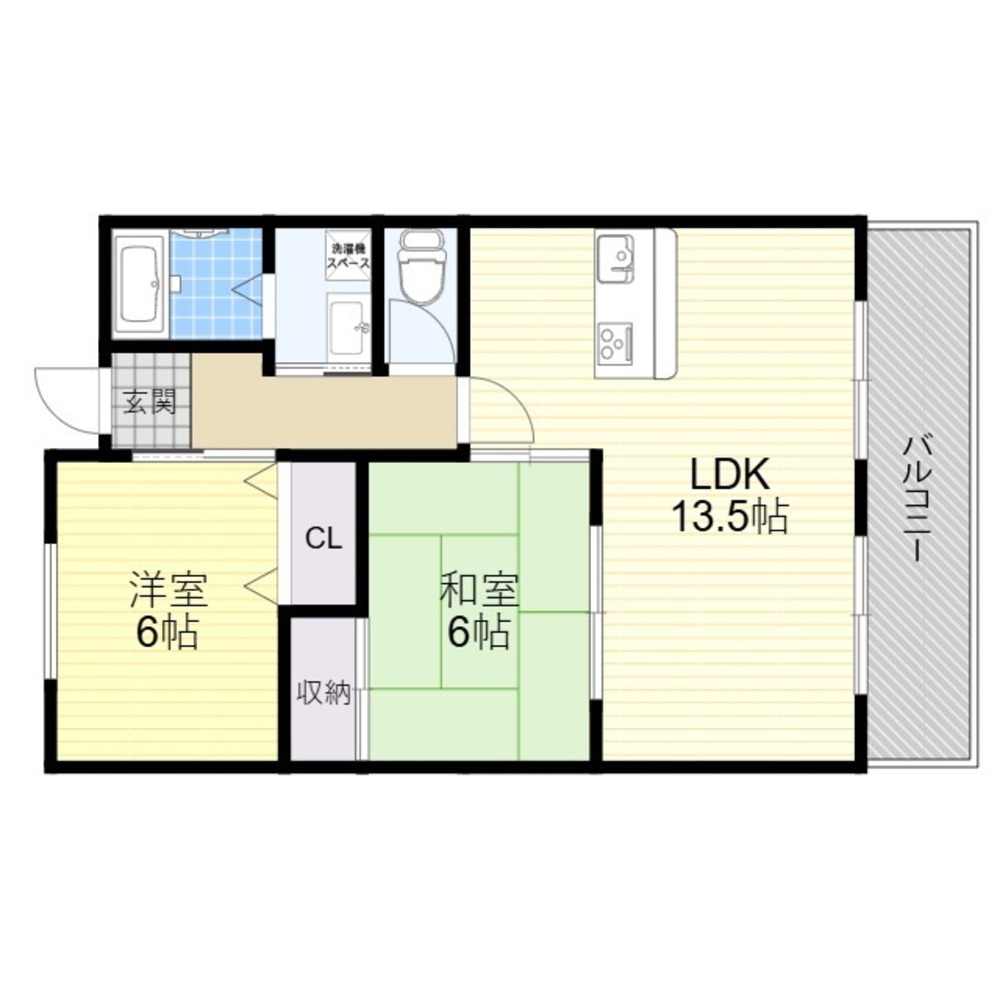 第1クリスタルハイツ 大阪府茨木市真砂1丁目 (6.6万円／2LDK (和室6 洋室5.5 LDK8)／58㎡)｜賃貸物件(賃貸マンション・アパート・一戸建て)の住宅情報・お部屋探しなら ...