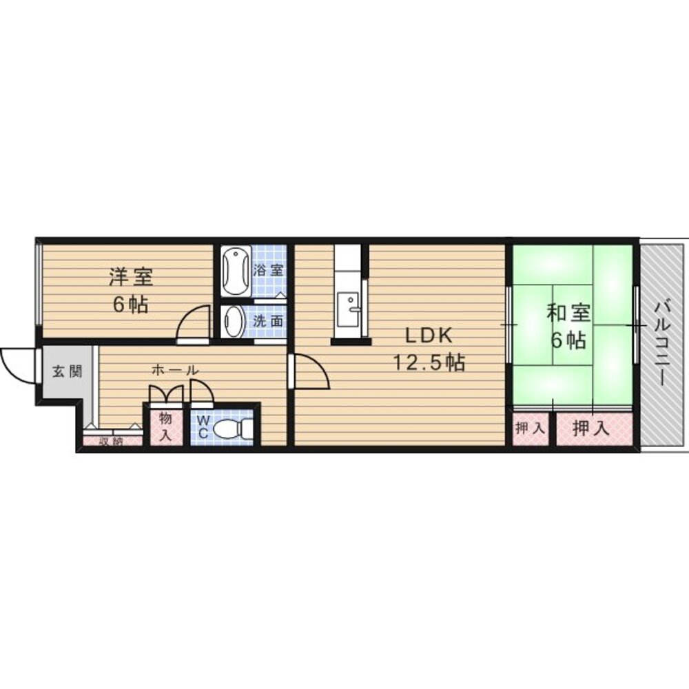 グリーンシティ2 大阪府池田市建石町 (7万円／2LDK (和室6 洋室6 LDK12.5)／55.2㎡)｜賃貸物件(賃貸マンション・アパート・一戸建て)の住宅情報・お部屋探しならYahoo!不動産