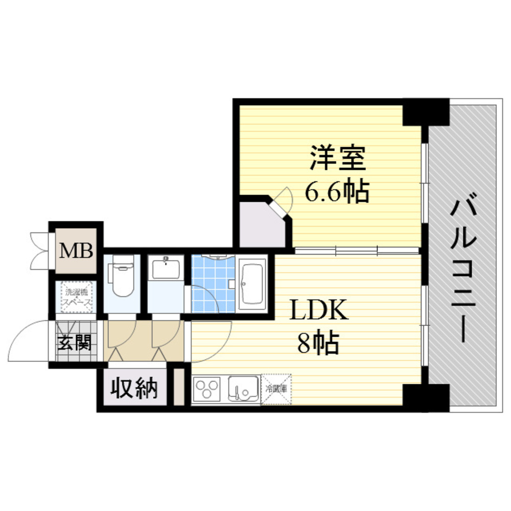 大阪環状線 福島駅 地上14階建て 築16年 大阪府大阪市福島区福島4丁目 (11.2万円／1LDK (洋室6.6 LDK8)／36.36㎡)｜賃貸物件(賃貸マンション・アパート・一戸建て)の ...