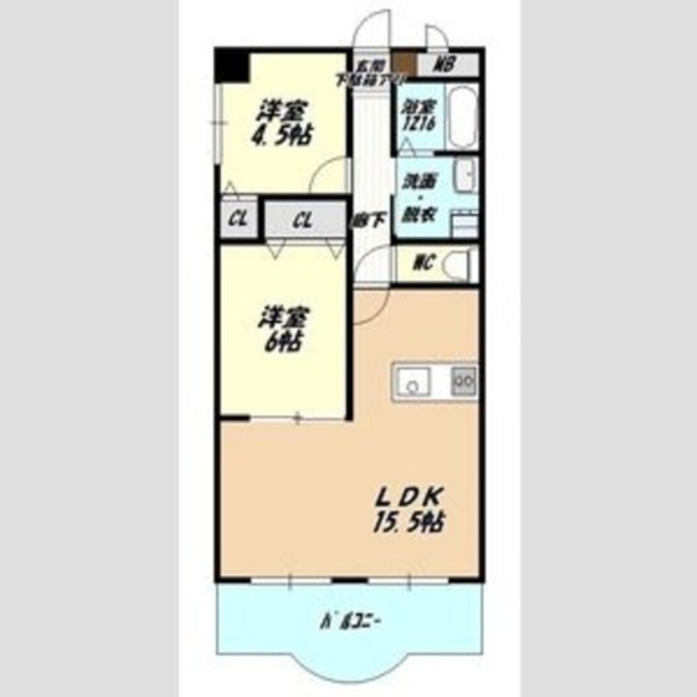 名古屋臨海高速鉄道あおなみ線 荒子川公園駅 地上5階建て 築40年 愛知県名古屋市港区善南町 (6.4万円／2LDK／58.32㎡)｜賃貸物件(賃貸マンション・アパート・一戸建て)の住宅情報 ...
