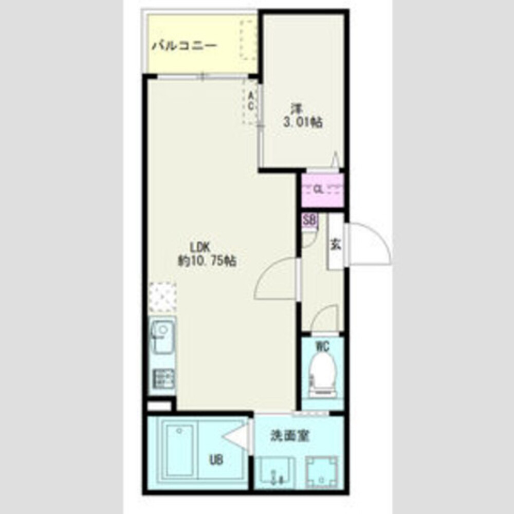 Jack komei3 愛知県名古屋市港区港明1丁目 (6.25万円／1LDK／32.32㎡)｜賃貸物件(賃貸マンション・アパート・一戸建て)の住宅情報・お部屋探しならYahoo!不動産