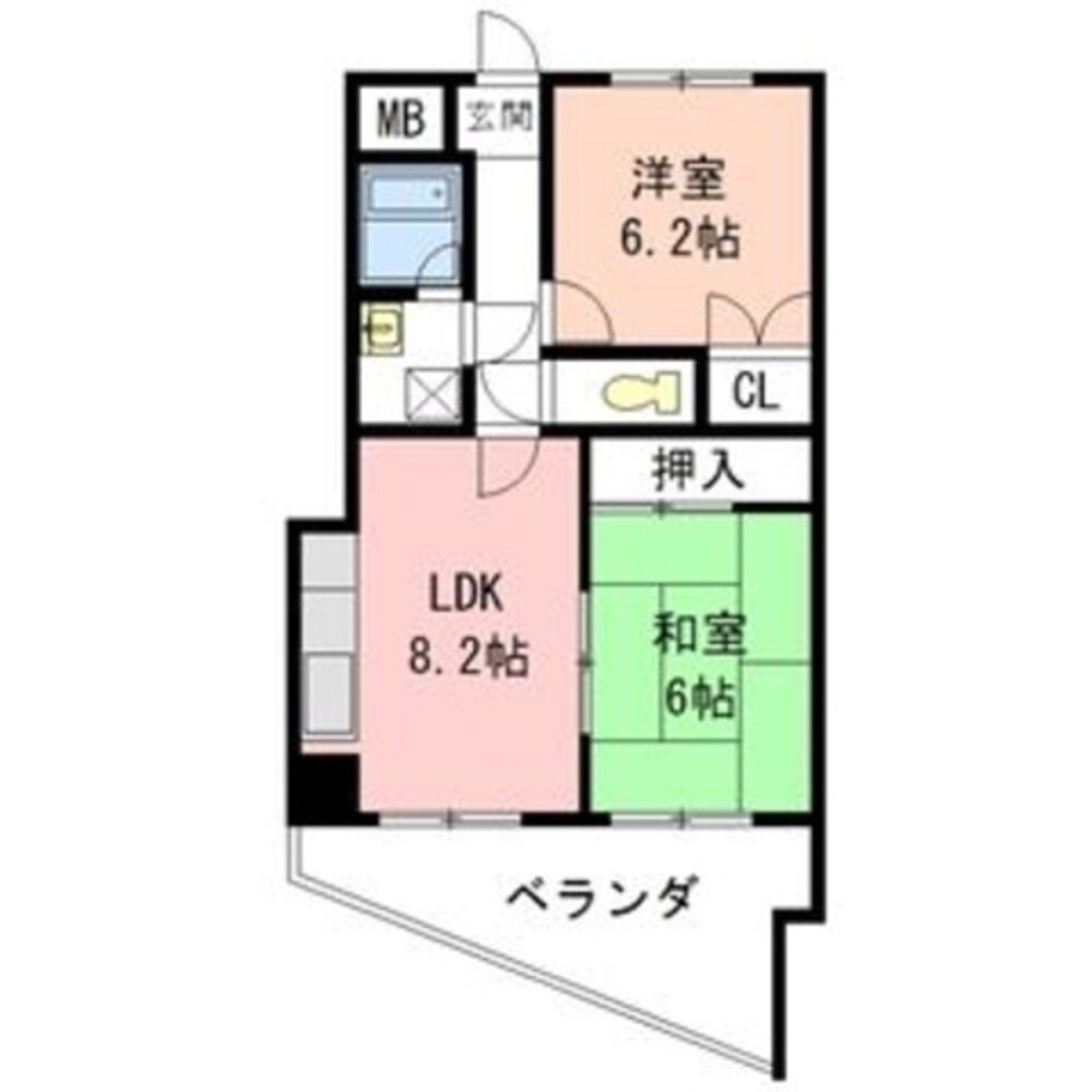 名古屋市営地下鉄鶴舞線 御器所駅 地上6階建て 築30年 愛知県名古屋市昭和区阿由知通3丁目 (7.5万円／2LDK／49.67㎡)｜賃貸物件(賃貸マンション・アパート・一戸建て)の住宅情報 ...
