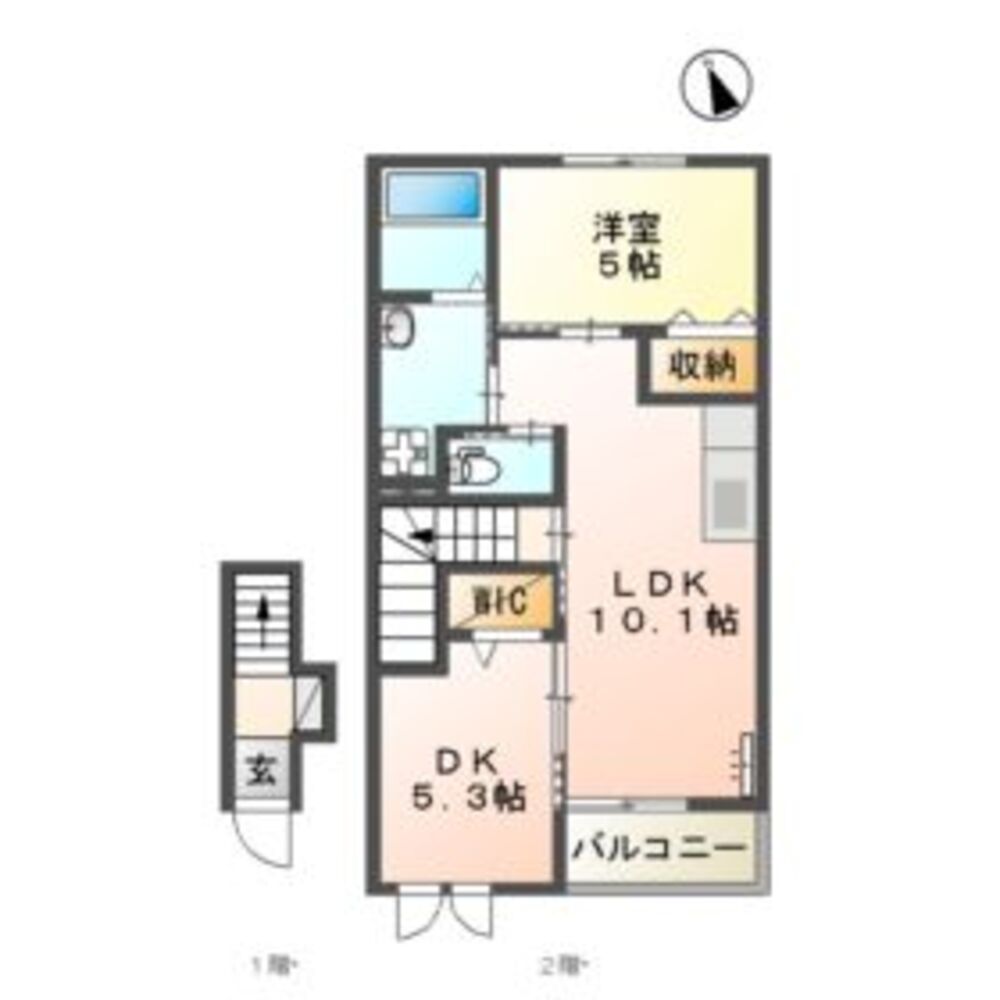 Belle Fleur 長崎県長崎市古賀町 (6.1万円／2LDK (洋室5 5 LDK10)／50.49㎡)｜賃貸物件(賃貸マンション・アパート・一戸建て)の住宅情報・お部屋探しなら ...