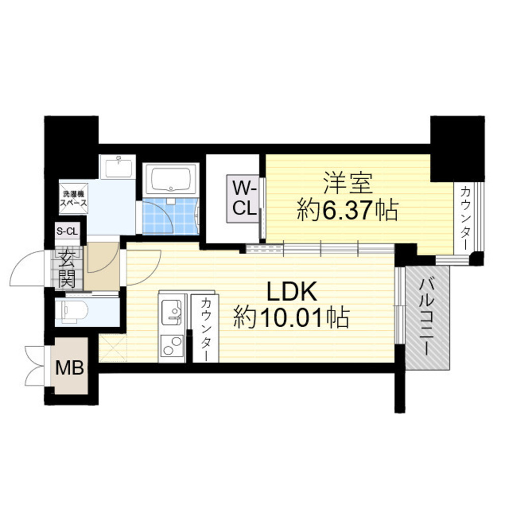 Vinoプレジオ本町 大阪府大阪市中央区農人橋3丁目 (13.8万円／1LDK (洋室6.3 LDK10)／39.32㎡)｜賃貸物件(賃貸マンション・アパート・一戸建て)の住宅情報・お部屋探し ...