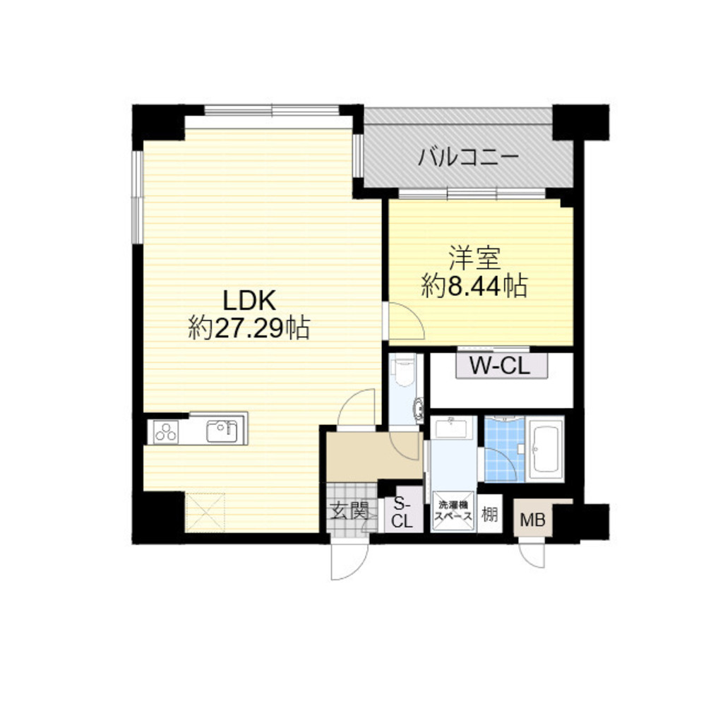 Vinoプレジオ本町 大阪府大阪市中央区農人橋3丁目 (30万円／1LDK (洋室8.4 LDK27.2)／77.55㎡)｜賃貸物件(賃貸マンション・アパート・一戸建て)の住宅情報・お部屋探し ...