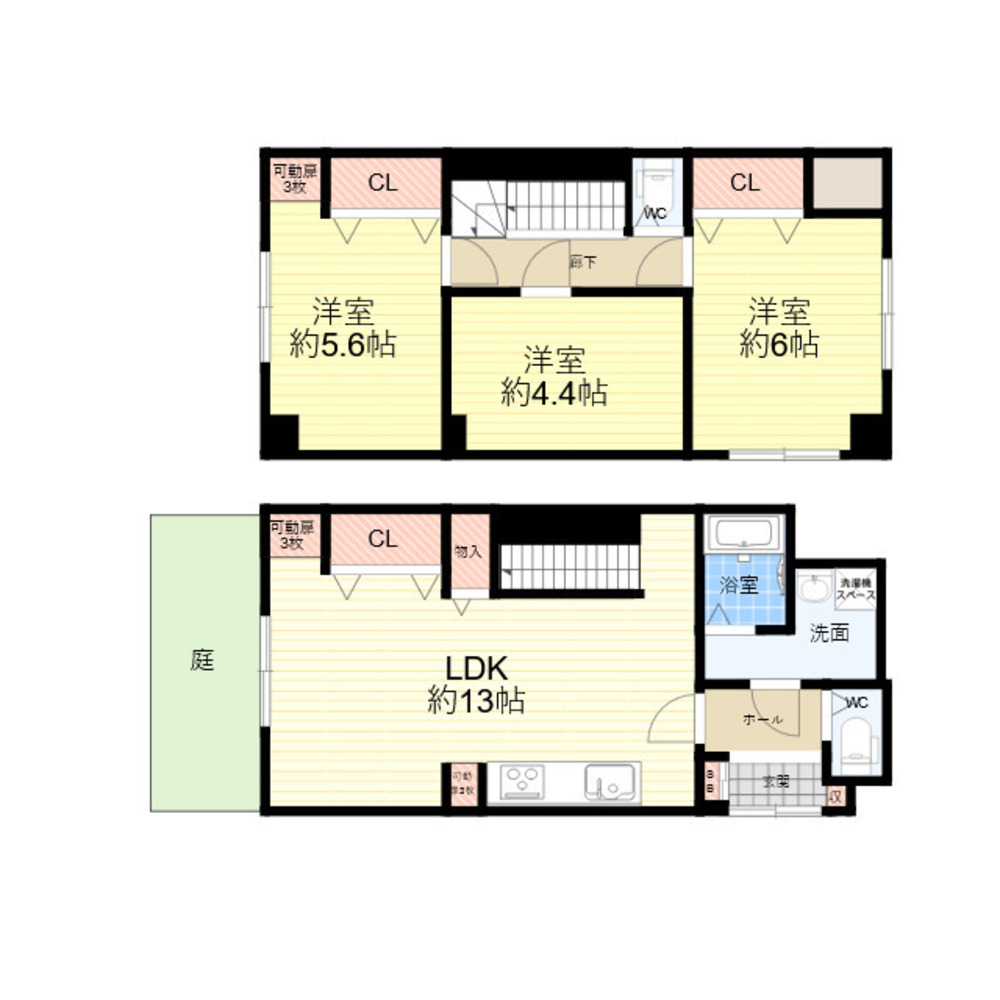 ベルエアー武庫之荘 兵庫県尼崎市武庫之荘8丁目 (12万円／3LDK／80㎡)｜賃貸物件(賃貸マンション・アパート・一戸建て)の住宅情報・お部屋探しならYahoo!不動産