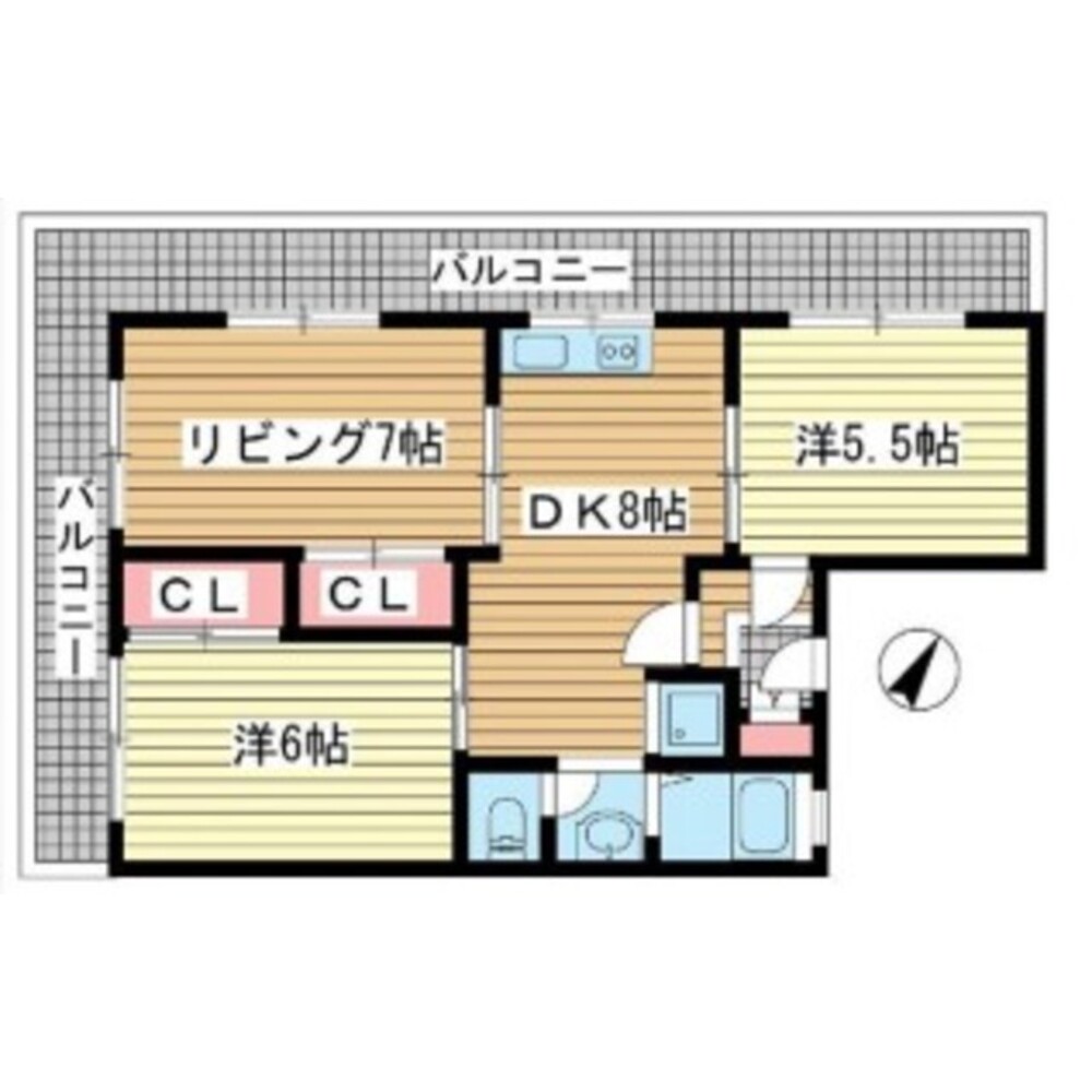 シャトレイユ 兵庫県神戸市垂水区泉が丘3丁目 (7.5万円／2LDK (洋室5.5 洋室6 LDK13)／55.38㎡)｜賃貸物件(賃貸マンション・アパート・一戸建て)の住宅情報・お部屋探し ...