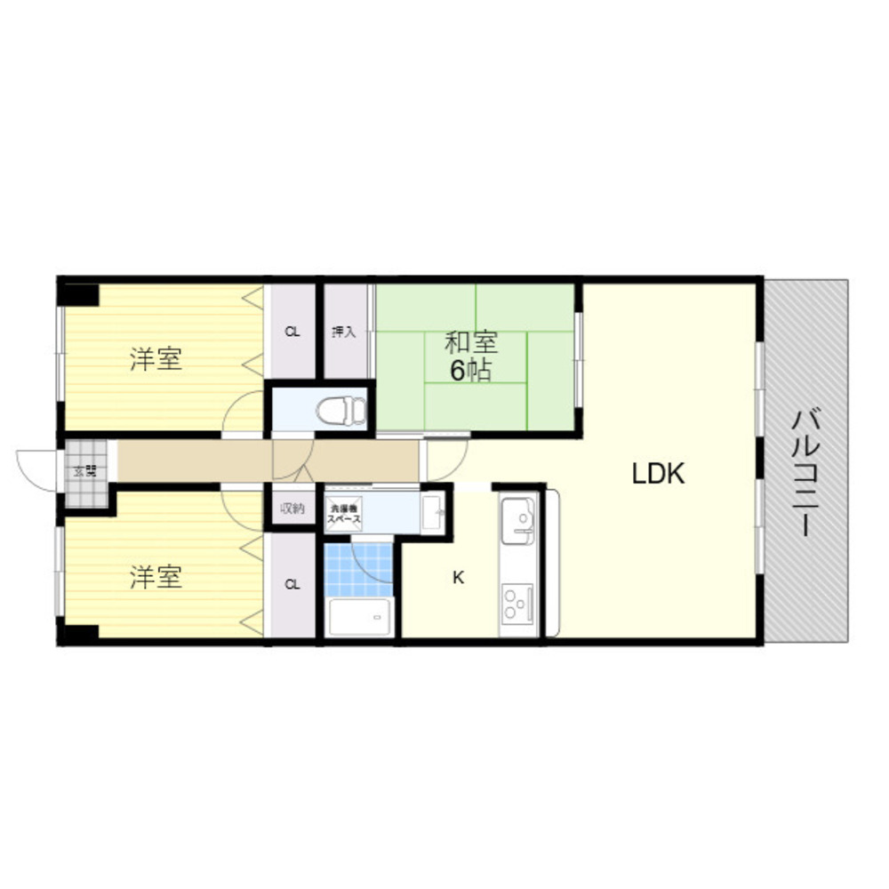 東海道本線（JR西日本） JR総持寺駅 地上5階建て 築25年 大阪府茨木市南耳原1丁目 (8.5万円／3LDK (和室6 洋室6 洋室6 LDK12)／74.05㎡)｜賃貸物件(賃貸 ...
