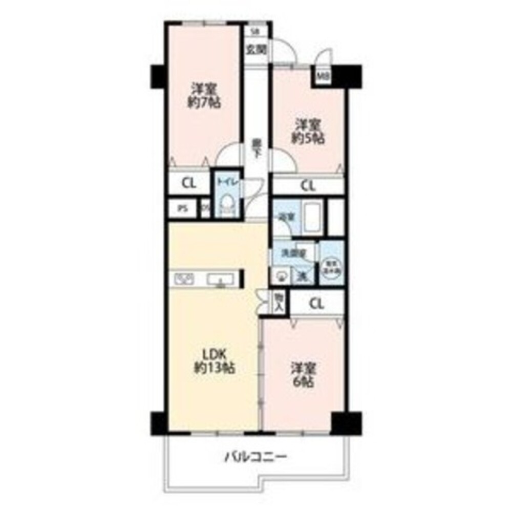 サンマンション御器所 愛知県名古屋市昭和区塩付通3丁目 (12.8万円／3LDK／71.28㎡)｜賃貸物件(賃貸マンション・アパート・一戸建て)の住宅情報・お部屋探しならYahoo!不動産