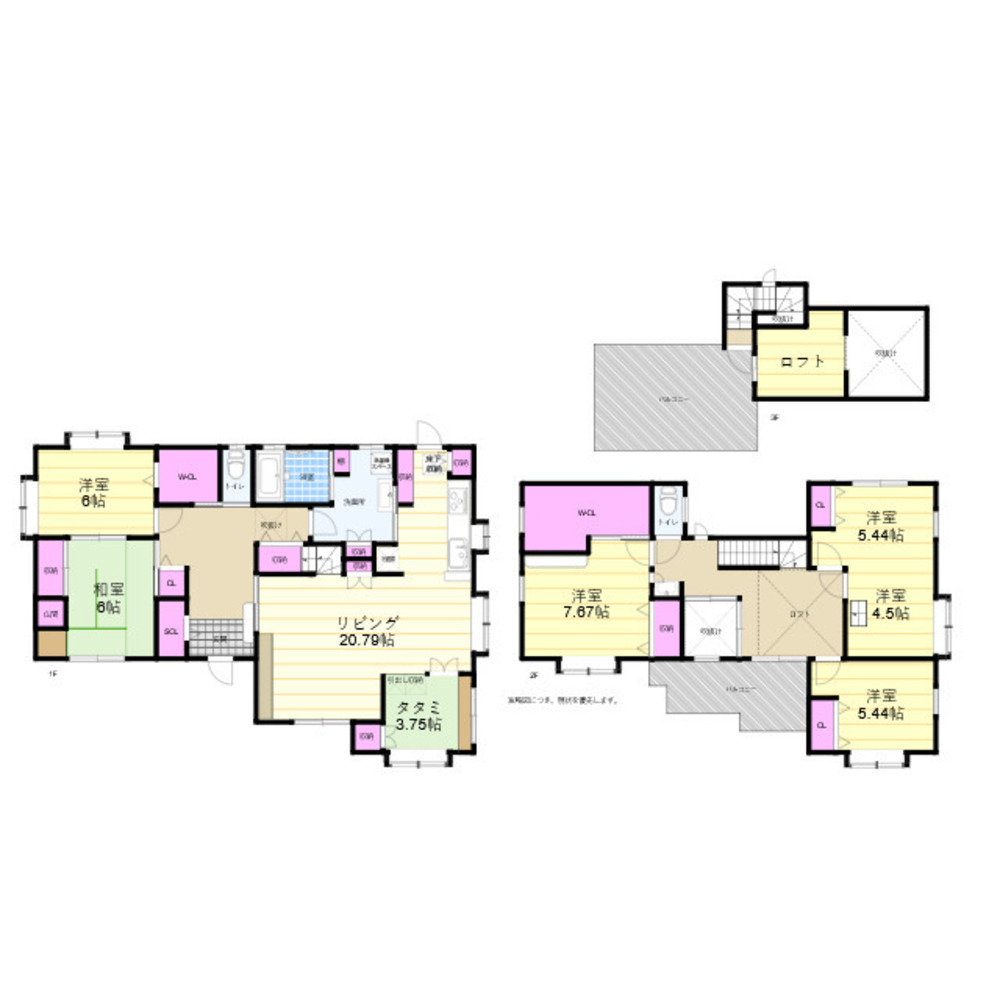 広島電鉄宮島線 高須駅 地上3階建て 築19年 広島県広島市西区高須台5丁目 (14万円／5LDK (和室6 洋室5.4 洋室6 洋室7.6 洋室9.9 他)／170㎡)｜賃貸物件(賃貸 ...