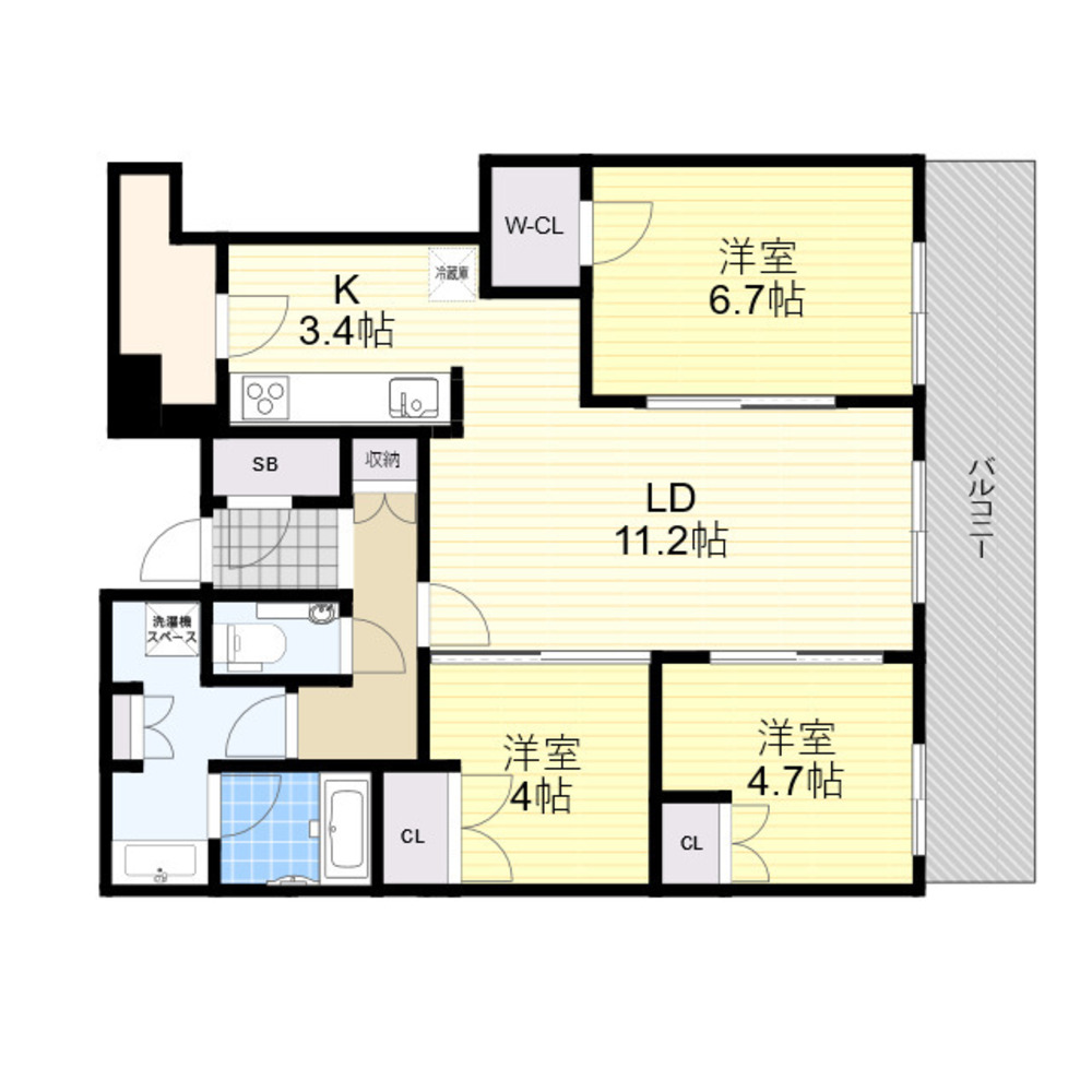 ブランズタワー梅田NORTH 大阪府大阪市北区豊崎3丁目 (100万円／2LDK／102.9㎡)｜賃貸物件(賃貸マンション・アパート・一戸建て)の住宅情報・お部屋探しならYahoo!不動産