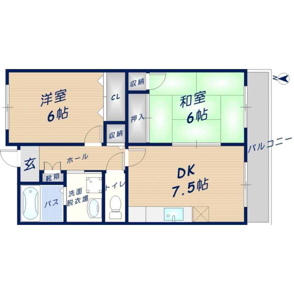 タワーアラモード 奈良県奈良市富雄元町1丁目 (7万円／2DK (和室6 洋室6 DK7.5)／50㎡)｜賃貸物件(賃貸マンション・アパート・一戸建て)の住宅情報・お部屋探しならYahoo!不動産