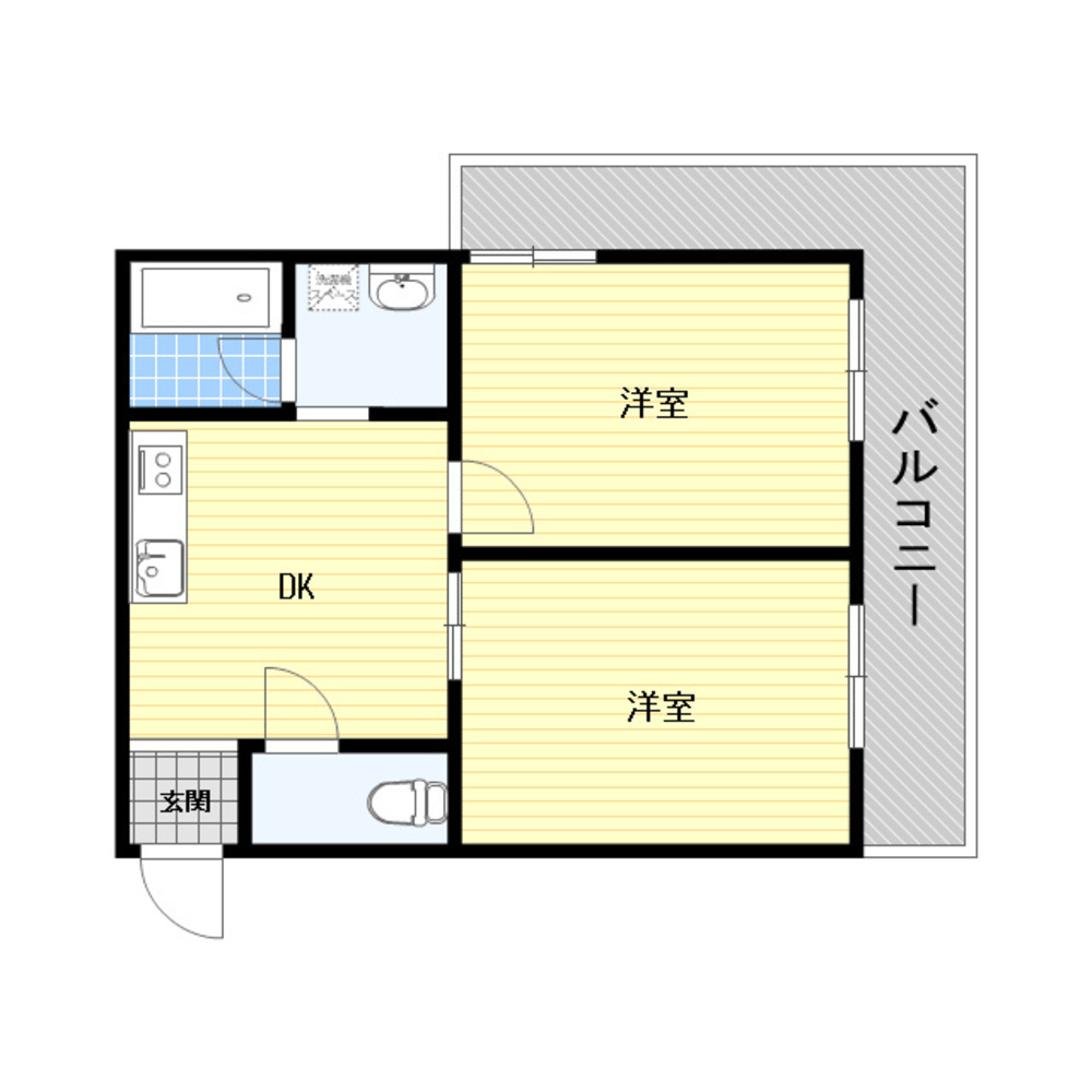 フォアサイト飯倉 福岡県福岡市早良区飯倉7丁目 (4.5万～4.7万円／2DK (洋室4.5 洋室4.5 DK5)／29.16㎡)｜賃貸物件(賃貸マンション・アパート・一戸建て)の住宅情報・お ...
