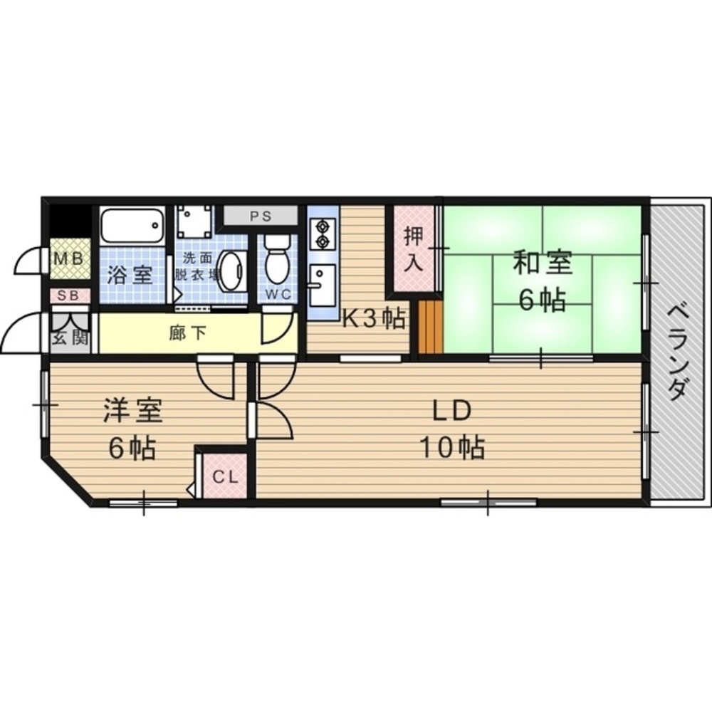 プラマー2番館 兵庫県尼崎市南武庫之荘4丁目 (8.8万円／2LDK (和室6 洋室6 LDK13)／55.6㎡)｜賃貸物件(賃貸マンション・アパート・一戸建て)の住宅情報・お部屋探しなら ...