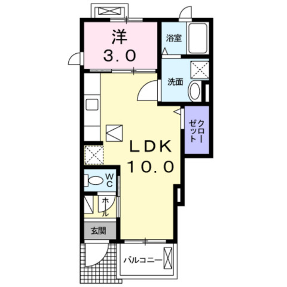 サンライズ・パークス 大阪府大阪市大正区泉尾1丁目 (6.75万円／1LDK (洋室3 LDK10)／31.92㎡)｜賃貸物件(賃貸マンション・アパート・一戸建て)の住宅情報・お部屋探しなら ...