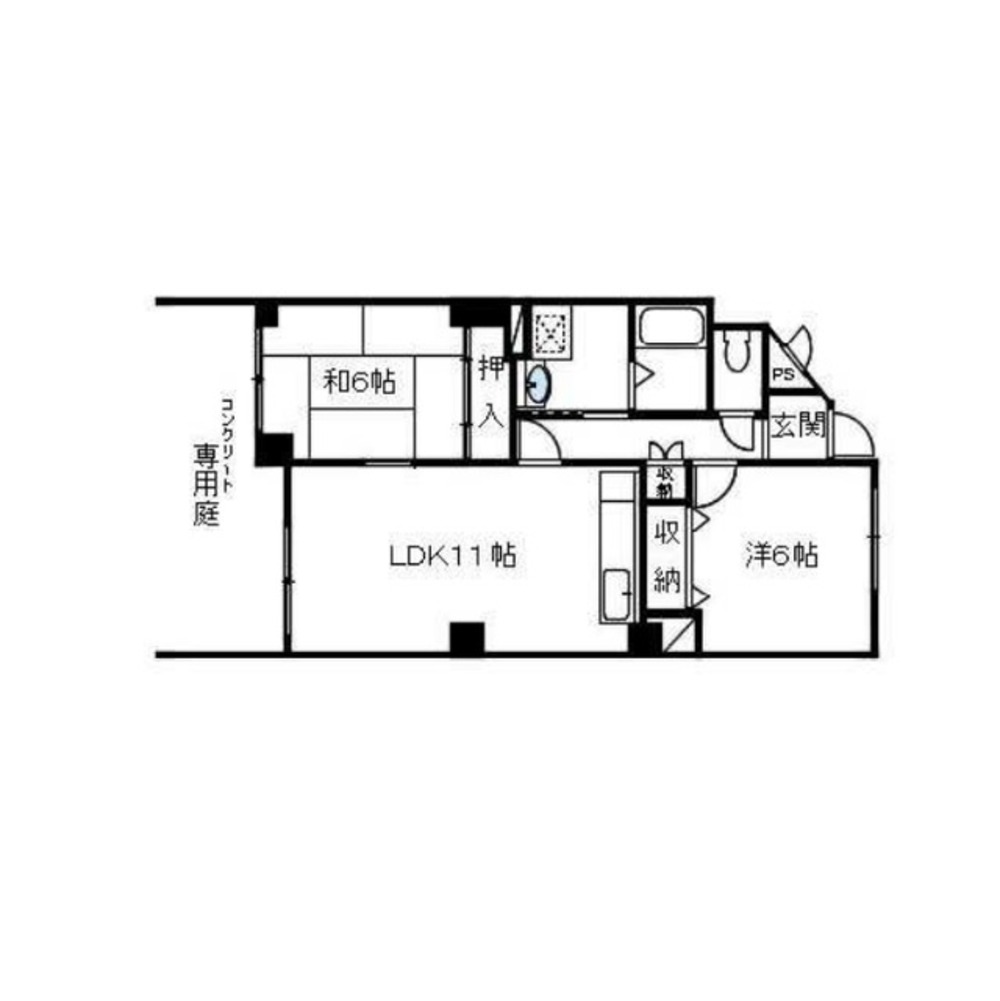 サン・フローラ 京都府長岡京市久貝1丁目 (7.7万円／2LDK (和室6 洋室6 LDK13.5)／59.47㎡)｜賃貸物件(賃貸マンション・アパート・一戸建て)の住宅情報・お部屋探しなら ...