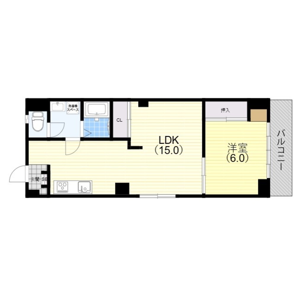 テクノ新神戸 兵庫県神戸市中央区八雲通6丁目 (9.5万円／1LDK (洋室6 LDK15)／53.82㎡)｜賃貸物件(賃貸マンション・アパート・一戸建て)の住宅情報・お部屋探しならYahoo!不動産