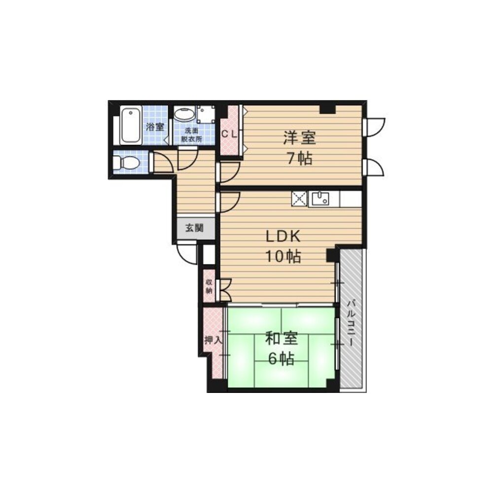 プチパレス烏丸御池 京都府京都市中京区鍵屋町 (12.3万円／2LDK (和室6 洋室7 LDK10)／53.02㎡)｜賃貸物件(賃貸マンション・アパート・一戸建て)の住宅情報・お部屋探しなら ...