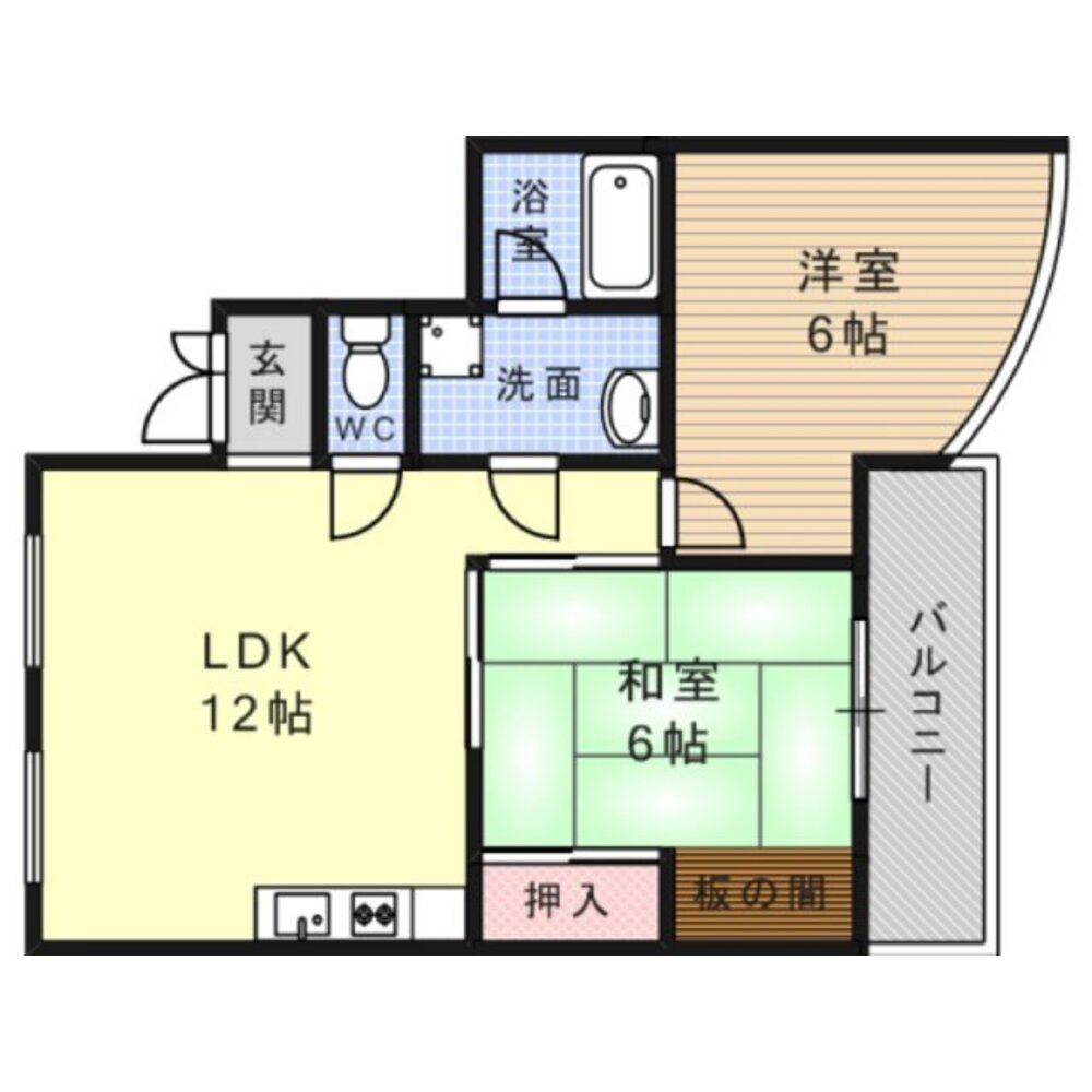 ドムス西高槻 大阪府高槻市大畑町 (6.5万円／2SLDK (和室6 洋室7 DK6)／55㎡)｜賃貸物件(賃貸マンション・アパート・一戸建て)の住宅情報・お部屋探しならYahoo!不動産