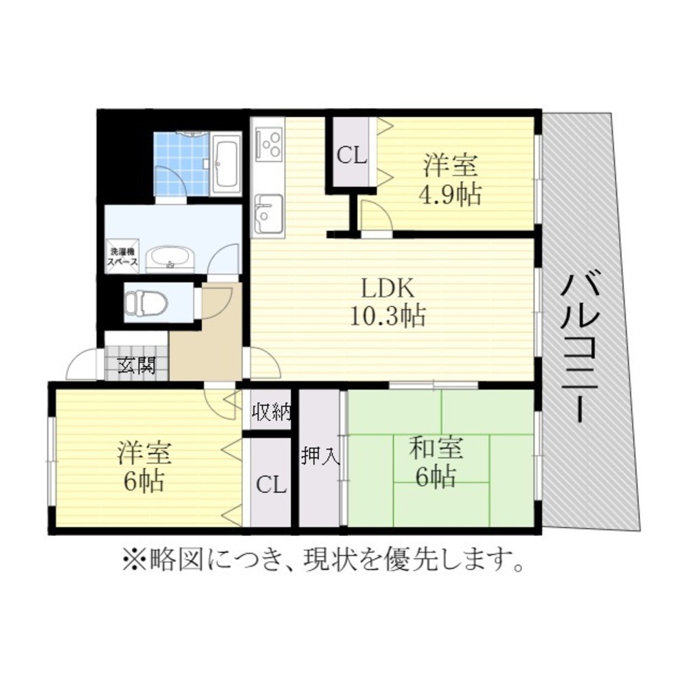 グランドメゾン三好ヶ丘第2 愛知県みよし市三好丘あおば1丁目 (8.5万円／3LDK／68.54㎡)｜賃貸物件(賃貸マンション・アパート・一戸建て)の住宅情報・お部屋探しならYahoo!不動産