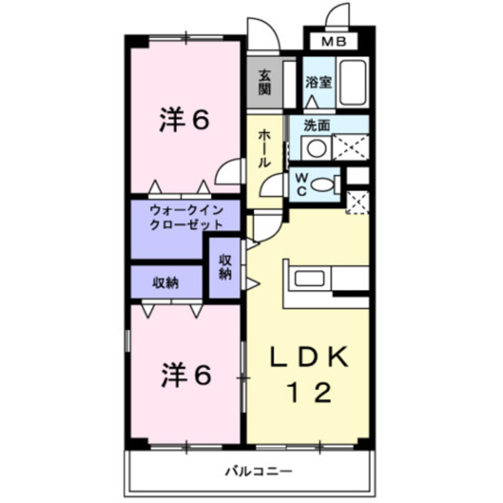 コントレイル 兵庫県神戸市西区玉津町田中 (6.25万円／2LDK (洋室6 洋室6 LDK12)／56.57㎡)｜賃貸物件(賃貸マンション・アパート・一戸建て)の住宅情報・お部屋探しなら ...