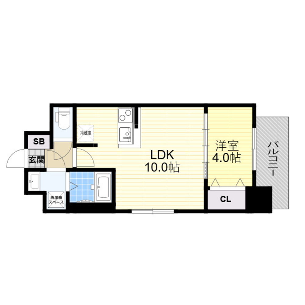 エス・キュート南森町 大阪府大阪市北区天満3丁目 (9.8万円／1LDK (洋室4 LDK10)／34.73㎡)｜賃貸物件(賃貸マンション・アパート・一戸建て)の住宅情報・お部屋探しなら ...