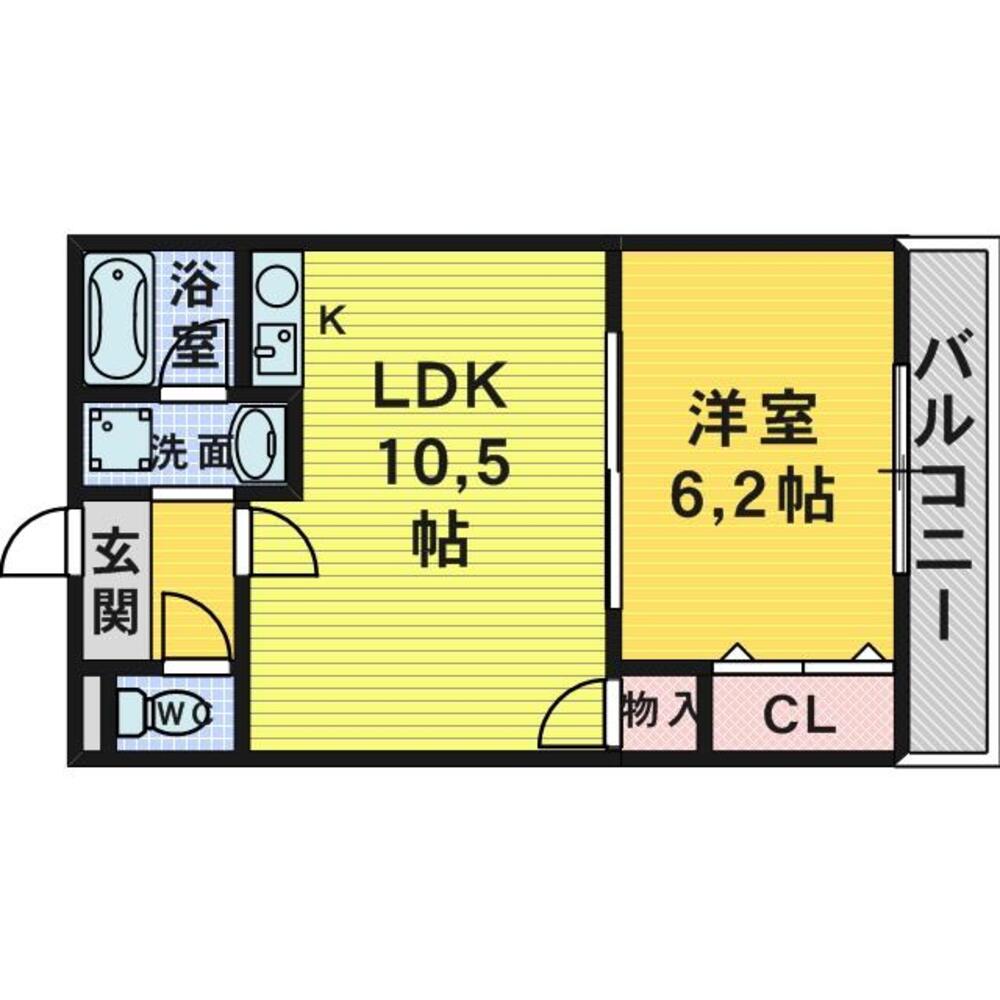 堺TKDハウス 大阪府堺市中区土塔町 (5.15万円／1LDK (洋室6.2 LDK10.5)／39.1㎡)｜賃貸物件(賃貸マンション・アパート・一戸建て)の住宅情報・お部屋探しならYahoo!不動産