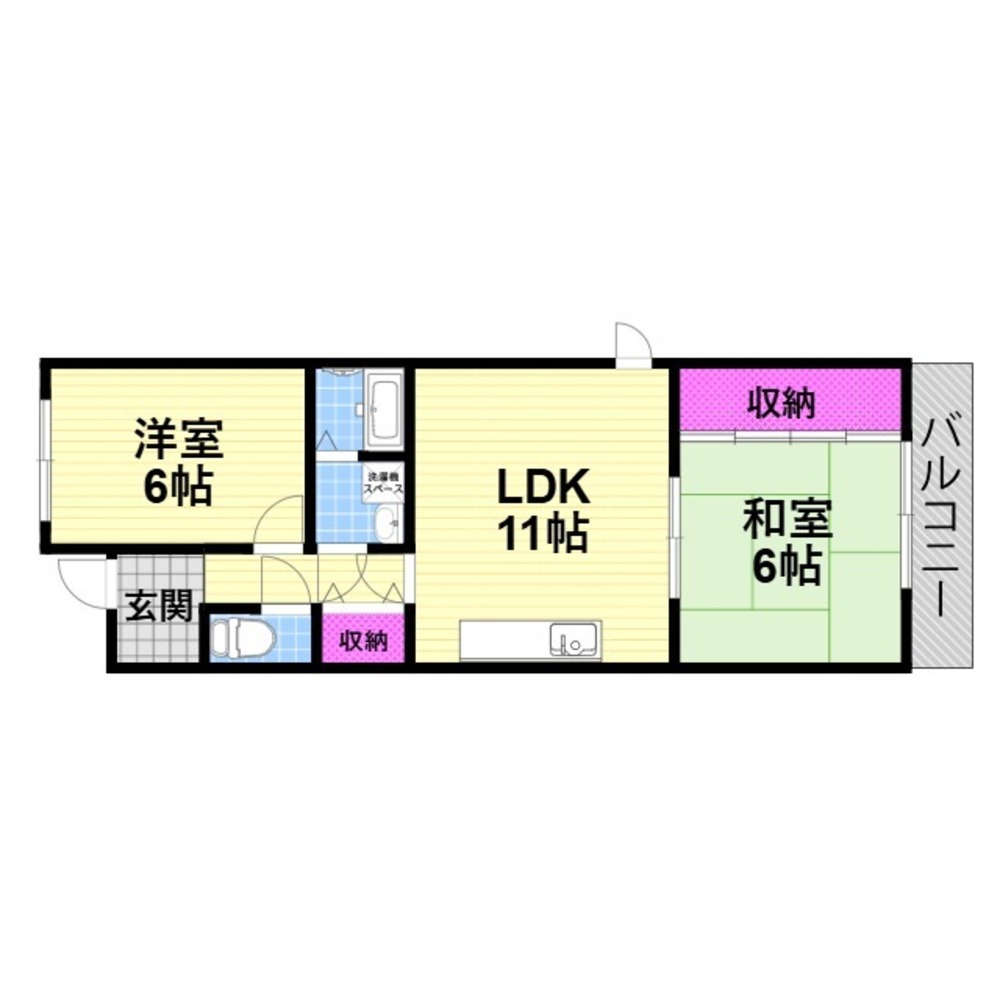 コープ鴻池 大阪府東大阪市西鴻池町2丁目 (7万円／2LDK (和室6 洋室6 LDK11)／58.42㎡)｜賃貸物件(賃貸マンション・アパート・一戸建て)の住宅情報・お部屋探しならYahoo!不動産