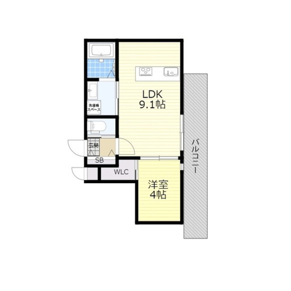GrandPaseo north 大阪府東大阪市長栄寺 (8.2万円／1LDK (洋室3.2 LDK9.2)／31.68㎡)｜賃貸物件(賃貸マンション・アパート・一戸建て)の住宅情報・お ...