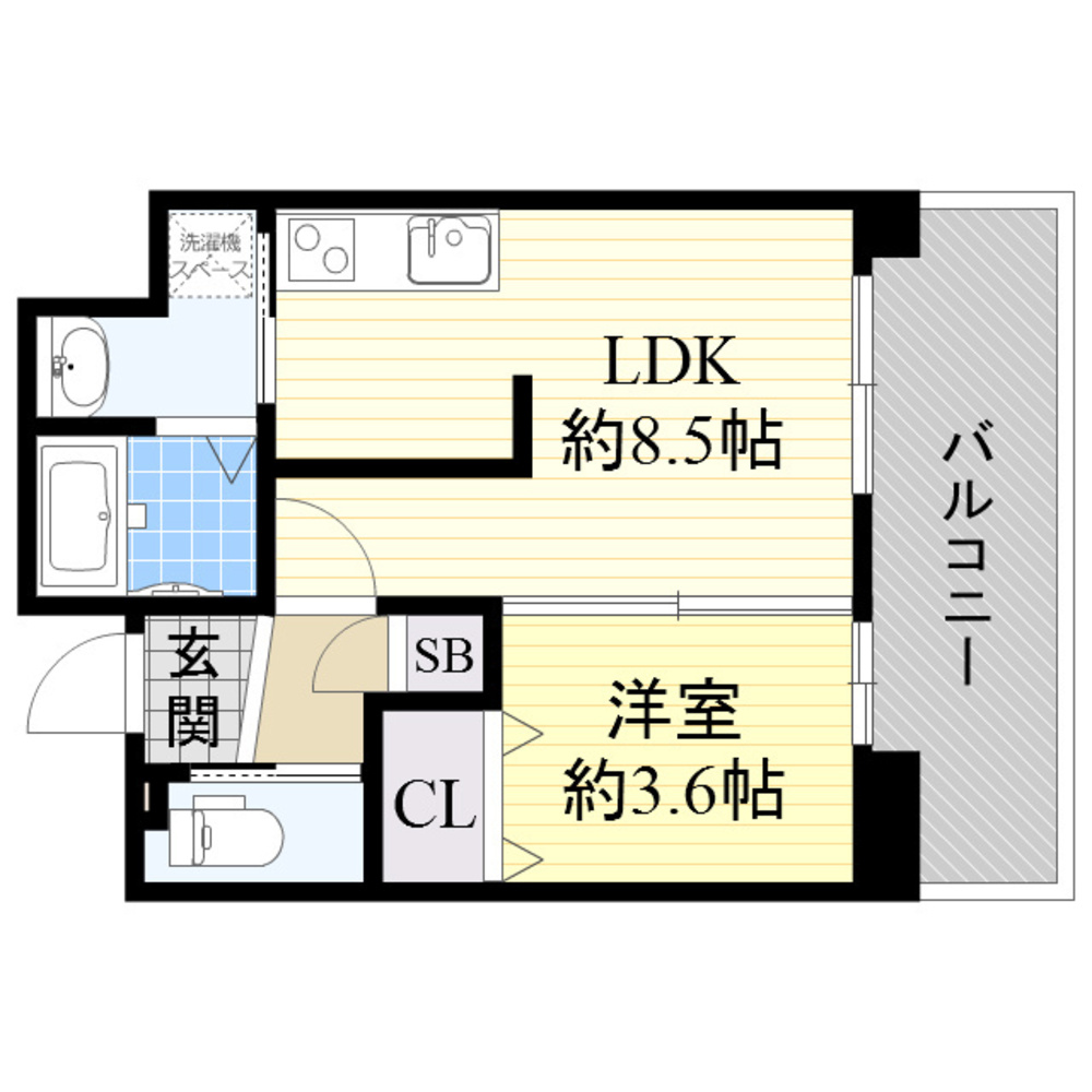 ONLY ONE 池田 大阪府池田市槻木町 (7.1万円／1LDK (洋室3.6 LDK8.5)／29.92㎡)｜賃貸物件(賃貸マンション・アパート・一戸建て)の住宅情報・お部屋探しなら ...