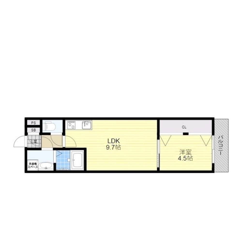 ケイメゾン2 大阪府枚方市出口3丁目 (6.7万円／1LDK (洋室4.2 LDK9.9)／32.6㎡)｜賃貸物件(賃貸マンション・アパート・一戸建て)の住宅情報・お部屋探しならYahoo!不動産