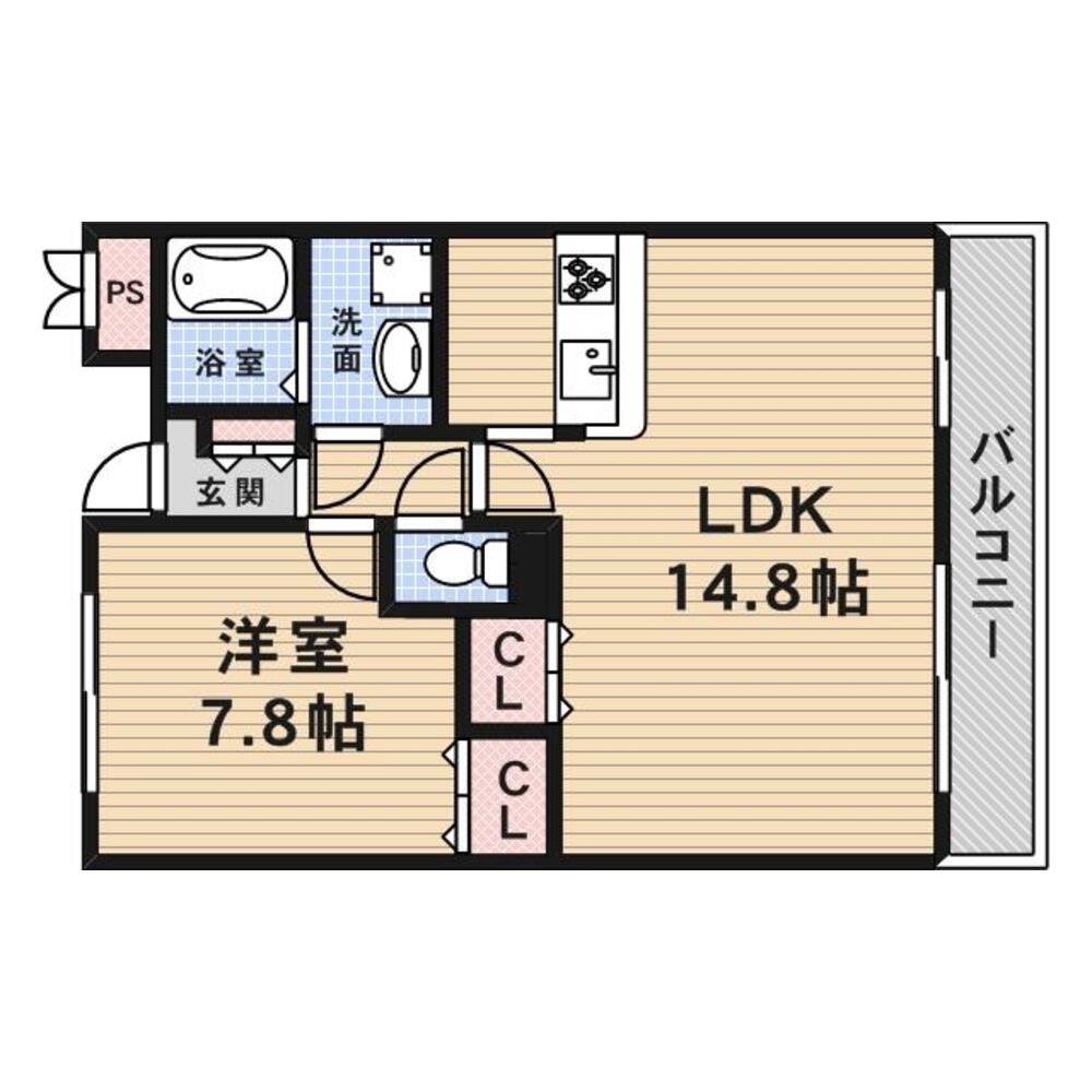 ジュネス上池田 大阪府池田市上池田2丁目 (7.65万円／1LDK (洋室7.8 LDK15)／53.61㎡)｜賃貸物件(賃貸マンション・アパート・一戸建て)の住宅情報・お部屋探しなら ...