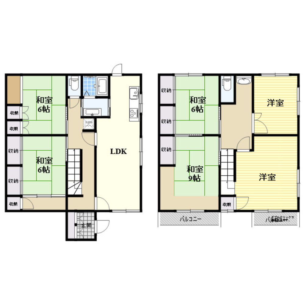 生瀬高台28-2貸家 兵庫県西宮市生瀬高台 (9万円／6LDK (和室6 和室6 和室6 和室9 洋室6 洋室8 LDK10)／141㎡)｜賃貸物件(賃貸マンション・アパート・一戸建て)の住宅 ...