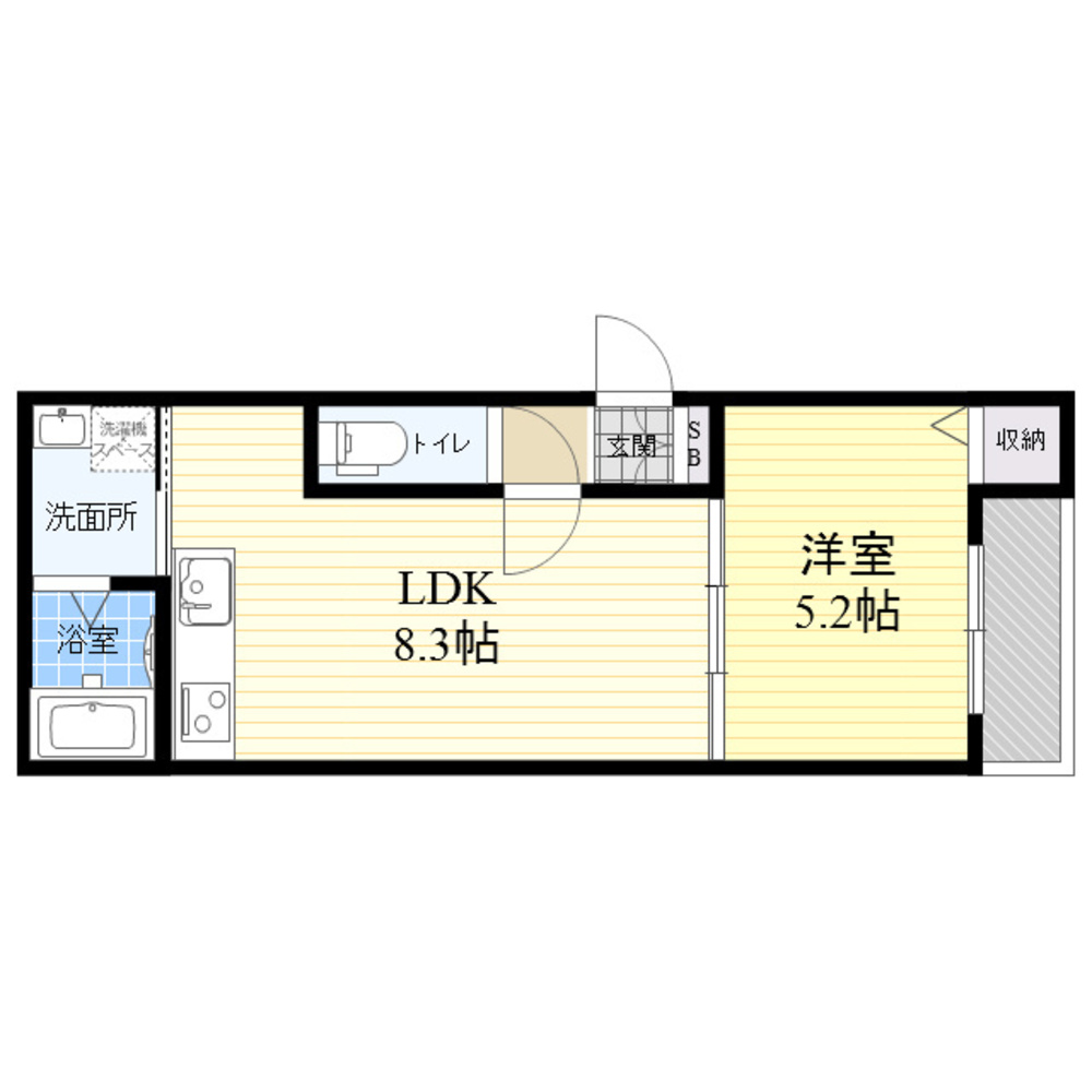 エール小中島 兵庫県尼崎市小中島3丁目 (6.4万円／1LDK (洋室5.4 LDK8.1)／31.25㎡)｜賃貸物件(賃貸マンション・アパート・一戸建て)の住宅情報・お部屋探しならYahoo!不動産