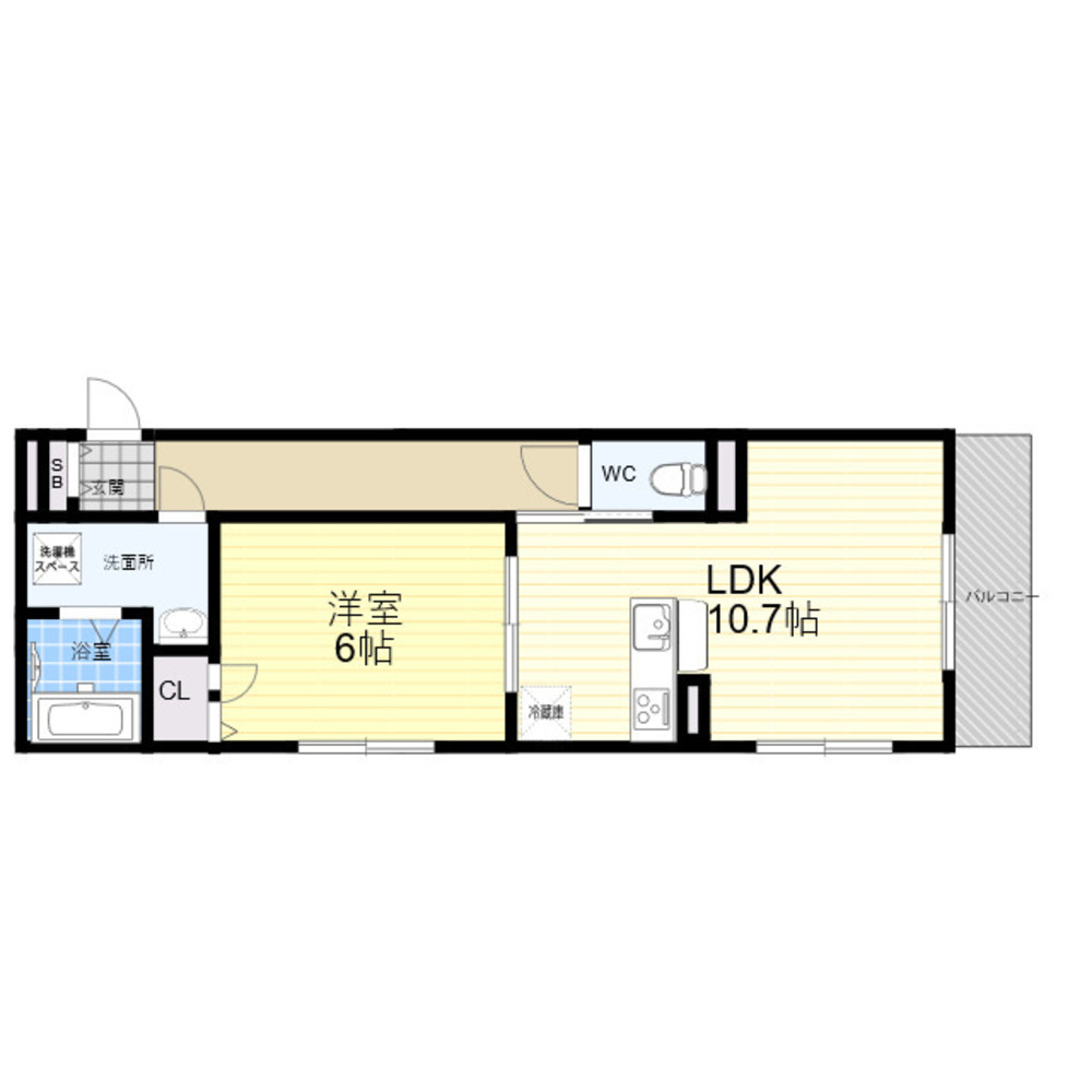 ユーフォリア 兵庫県西宮市門戸荘 (11.8万円／1LDK (洋室6 LDK10.7)／43.61㎡)｜賃貸物件(賃貸マンション・アパート・一戸建て)の住宅情報・お部屋探しならYahoo!不動産