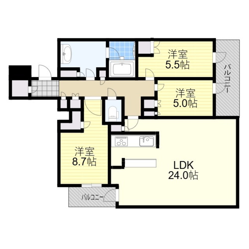 ザ・千里レジデンス 大阪府豊中市新千里東町1丁目 (32.5万円／2LDK (洋室6 洋室6.7 LDK16.7)／104.85㎡)｜賃貸物件(賃貸マンション・アパート・一戸建て)の住宅情報 ...