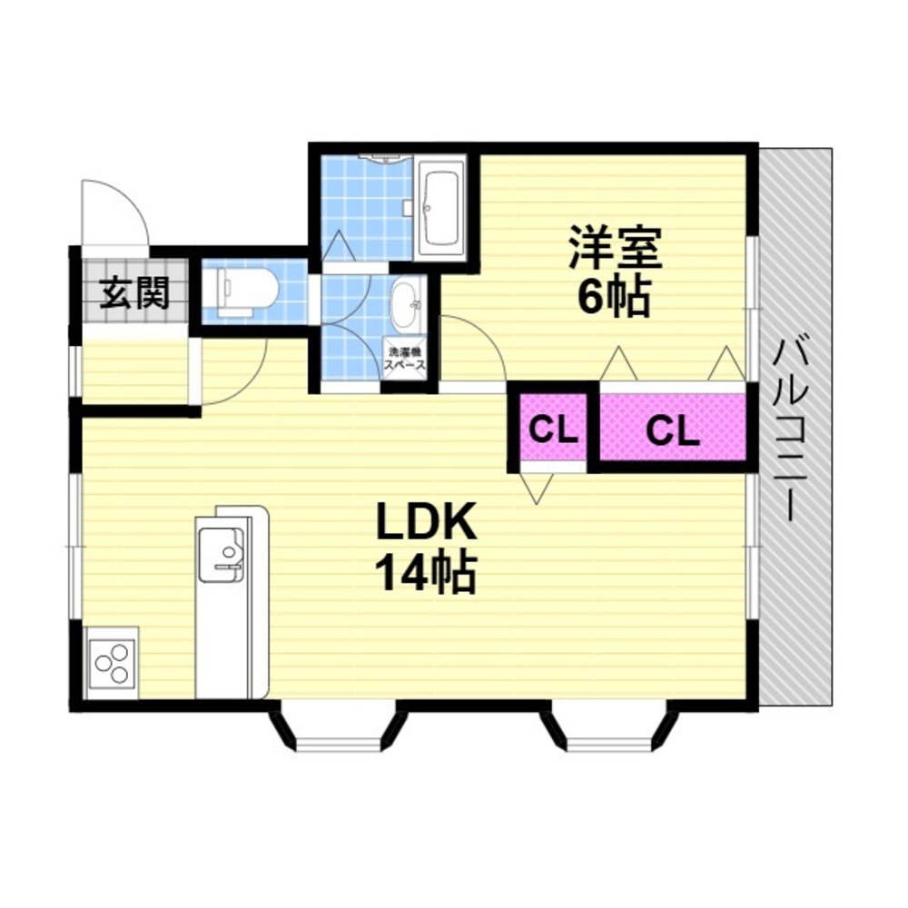 橋本マンション 大阪府大東市北条1丁目 (6.8万円／1LDK (洋室6 LDK14)／51㎡)｜賃貸物件(賃貸マンション・アパート・一戸建て)の住宅情報・お部屋探しならYahoo!不動産